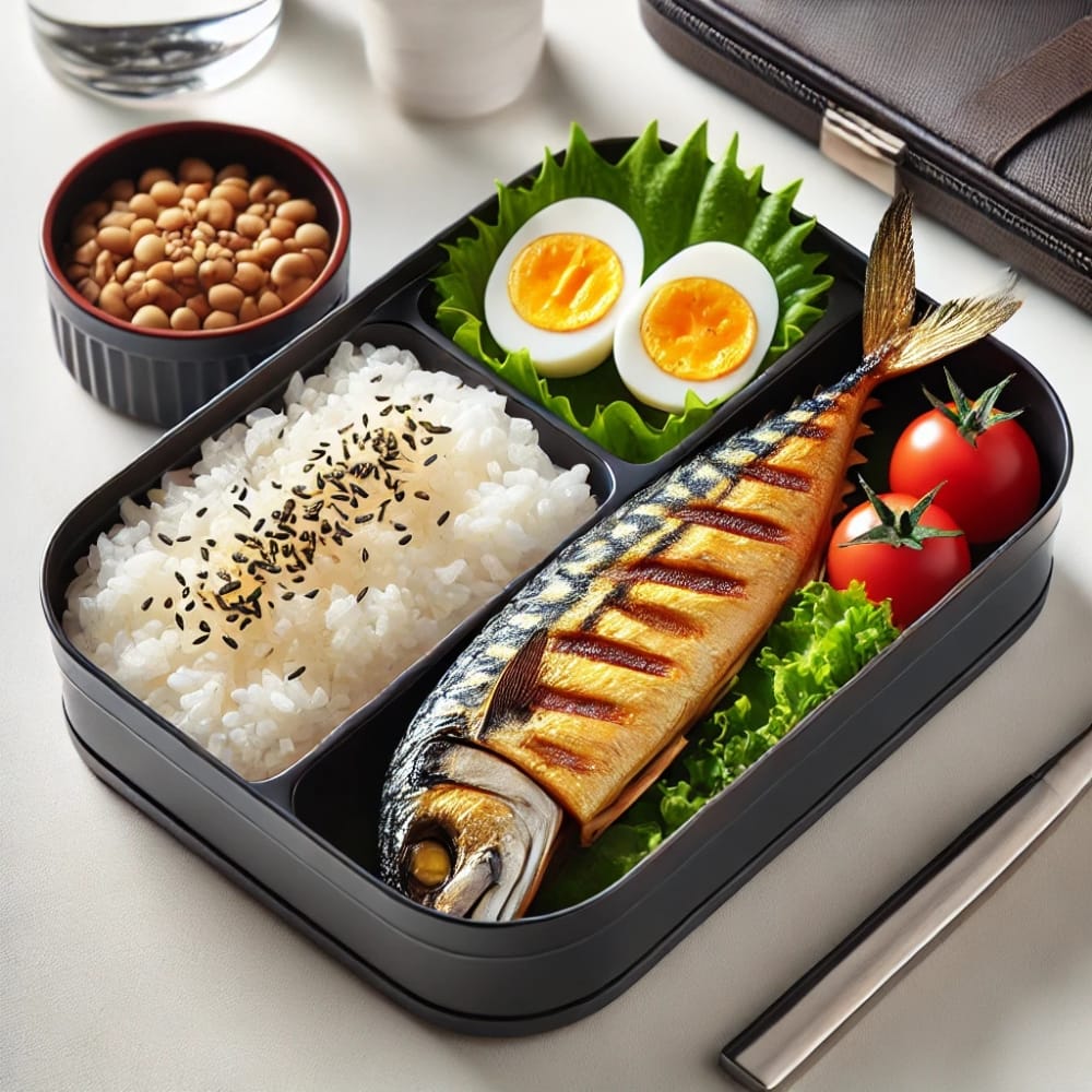 Grilled Mackerel Bento Recipe - MatsuriWorld