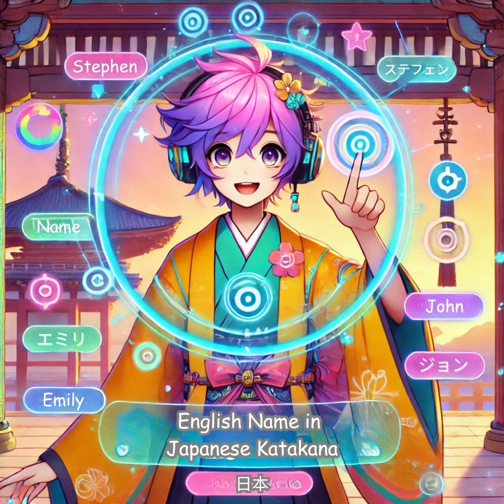 My Name in Japanese: Easy Katakana Conversion - MatsuriWorld