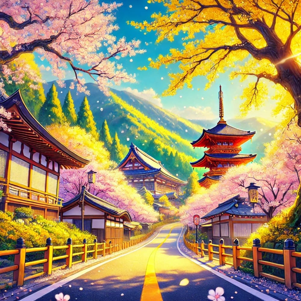 Yellow Spring Road Japan: A Scenic and Cultural Wonder - MatsuriWorld